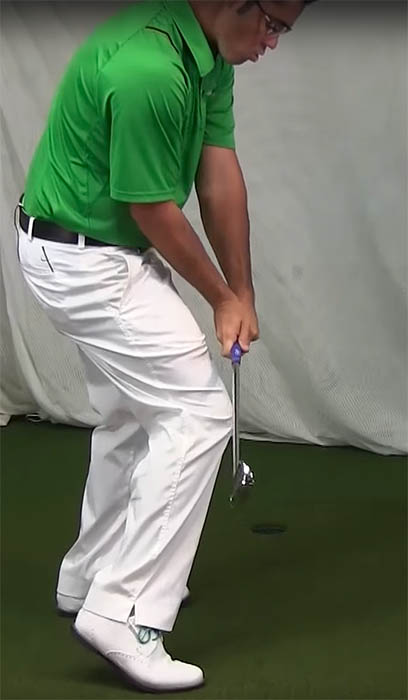 Video Drill: Trail foot down at impact for power - The GOLFTEC Scramble
